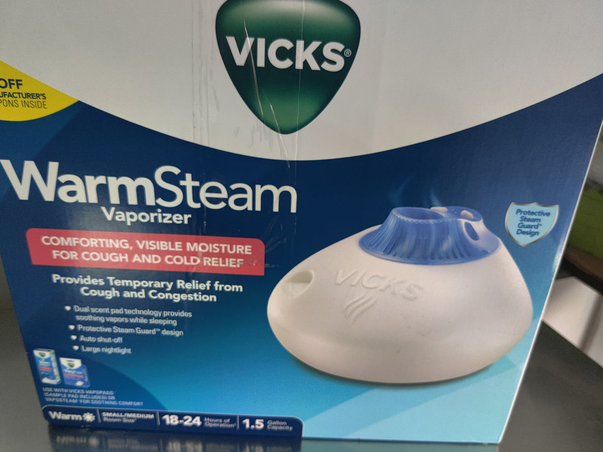 Vicks Warm Steam 1.5 Gallon Vaporizer – The DARRling Garage